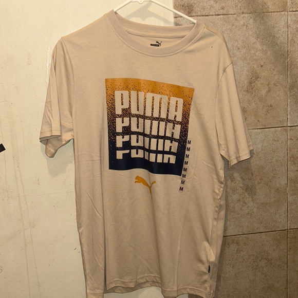 Puma | Shirts | Puma Tan Colored Tshirt | Poshmark